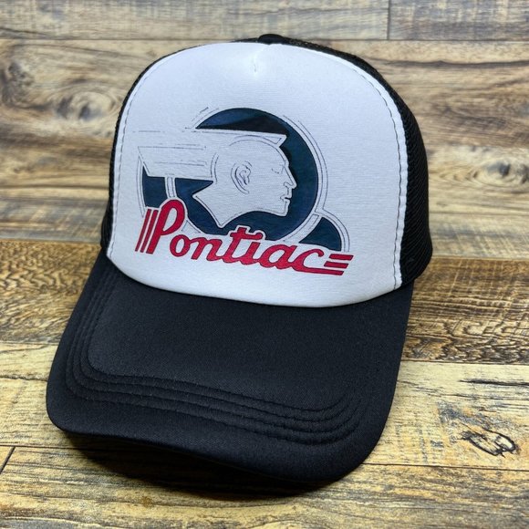 Unbranded | Accessories | Pontiac Mens Trucker Hat Black Snapback ...